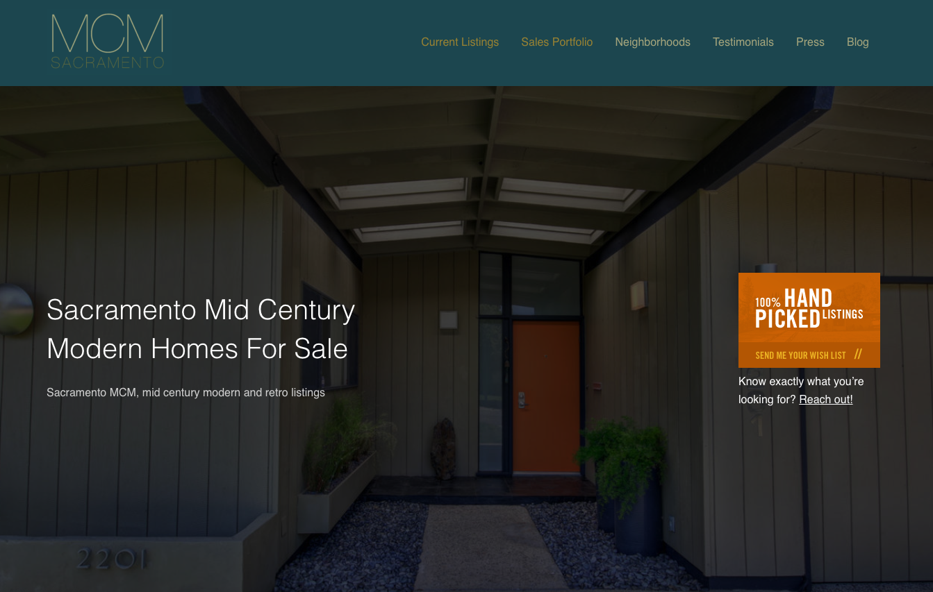 Sacramento MCM homes blog